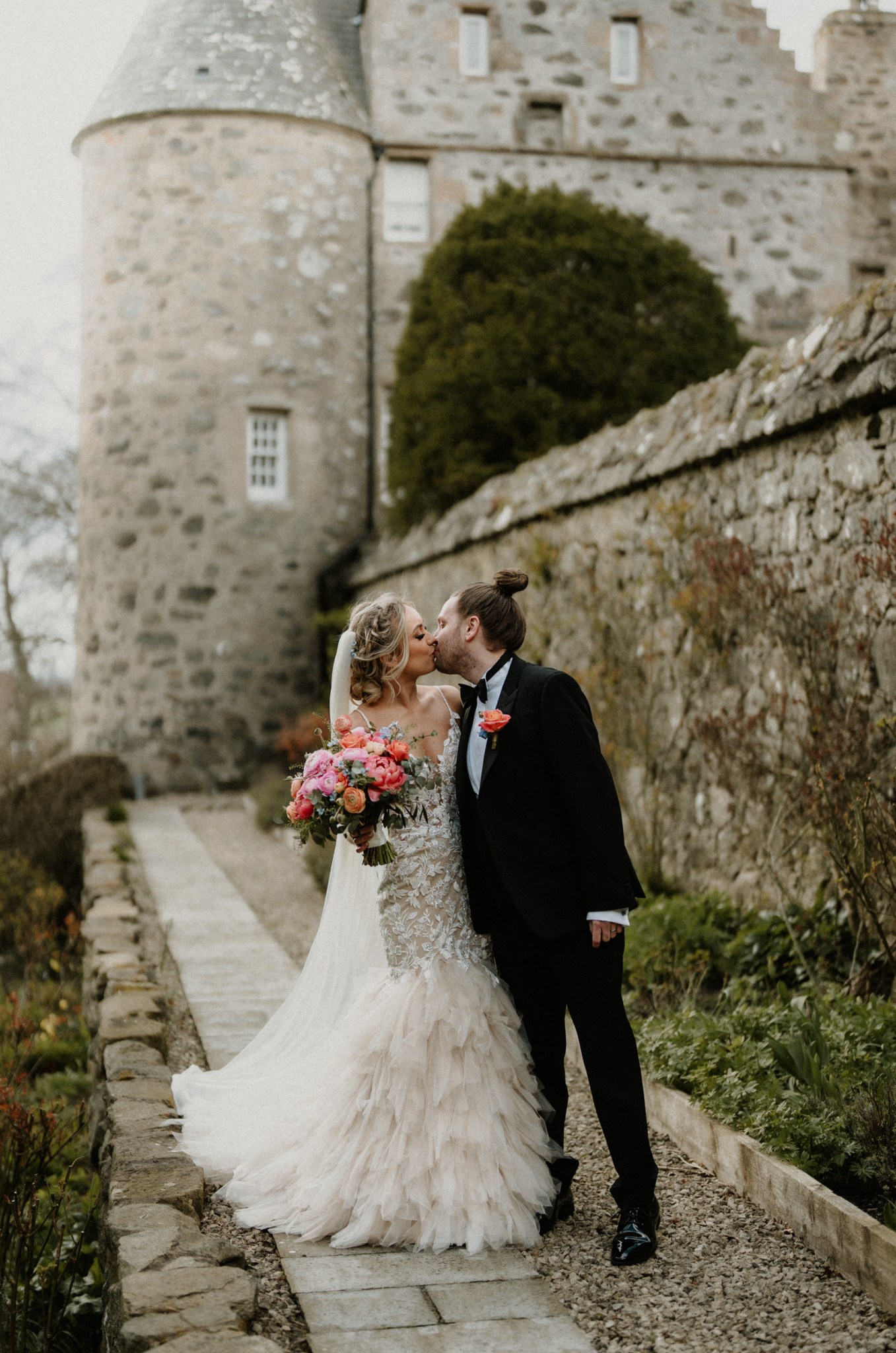 Leah and Justin Barra Castle Wedding - Scotland Wedding Photographer